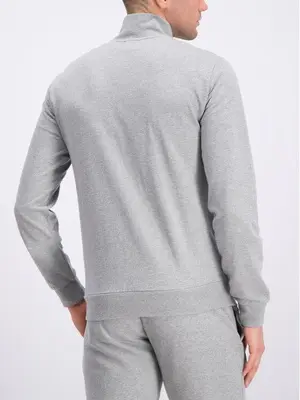 EA7 Logo Collar Zip-up Jacket