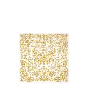 Dior Dioresque Butterfly 90 Square Scarf - White
