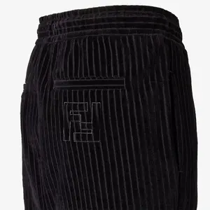 Fendi Velvet Striped Joggers