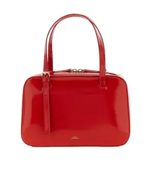 A.p.c. Zipped Top Handle Tote Bag
