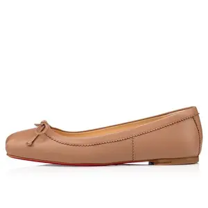 CHRISTIAN LOUBOUTIN Mamadrague Ballet Flats - Brown