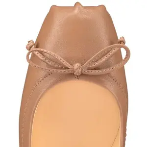 CHRISTIAN LOUBOUTIN Mamadrague Ballet Flats - Brown