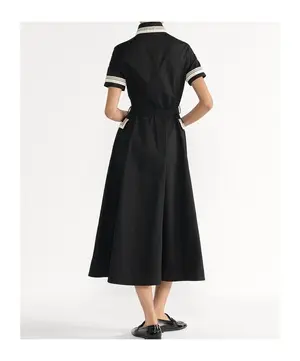 Dior Mid-length Flared Shirtdress With Tassels