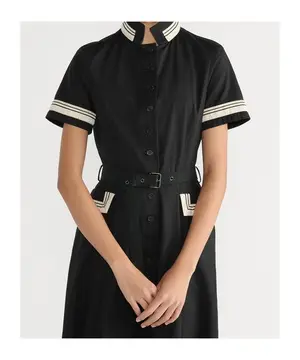 Dior Mid-length Flared Shirtdress With Tassels