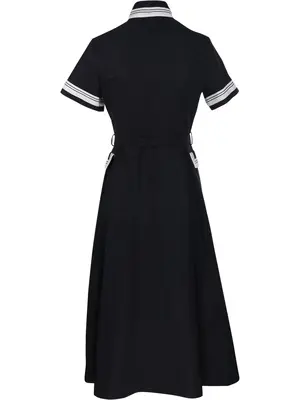 Dior Mid-length Flared Shirtdress With Tassels