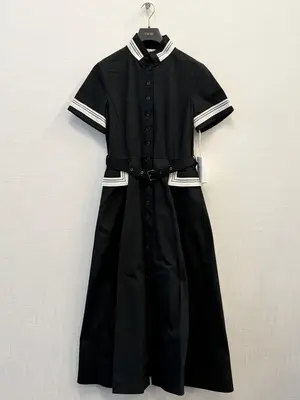 Dior Mid-length Flared Shirtdress With Tassels