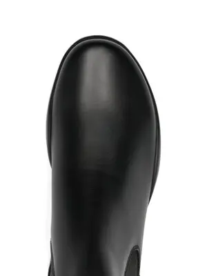 Prada Chelsea Boots With Pull Tab - Black