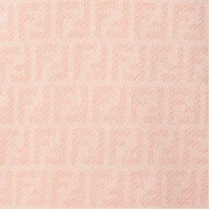 Fendi Ff Jacquard Crewneck Cardigan - Pink