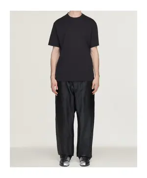 Y3 Mercedes-amg Petronas Leather Wide-leg Pants