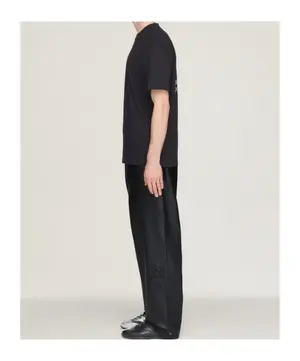 Y3 Mercedes-amg Petronas Leather Wide-leg Pants