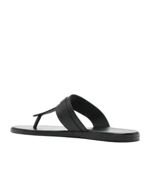 TOM FORD T Logo Thong Strap Sandals
