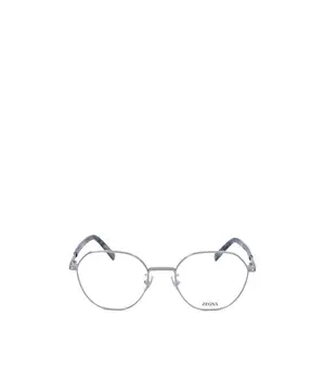 Zegna Round Frame Eyeglasses - White