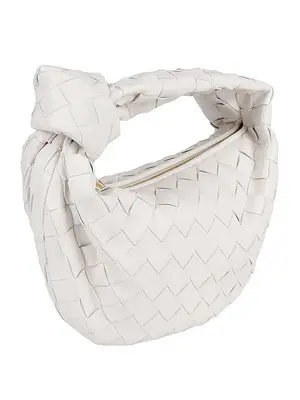 Bottega Veneta Mini Jodie Tote Bag - White