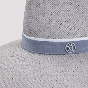 MAISON MICHEL Anne Logo Plaque Fedora