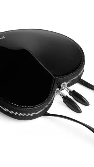 Alaïa Le Coeur Mini Heart Crossbody Bag - Black