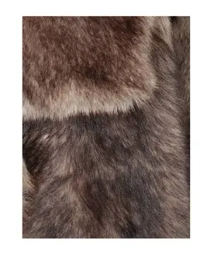 YVES SALOMON Wide Lapel Sheepskin Coat