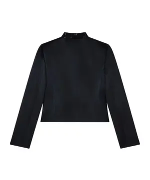Giorgio Armani Mandarin Collar Jacket With Rhinestone Embellishments - Patterned