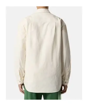 Stone Island Logo-embroidered Shirt - Ivory