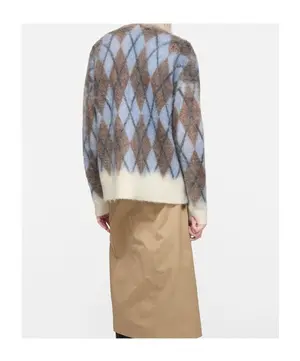 Acne Studios Argyle Pattern Cardigan - Multicolor