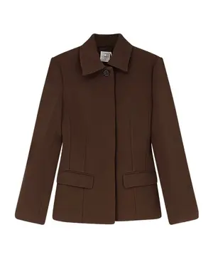 TOTEME Notched Lapel Pocket Jacket - Red