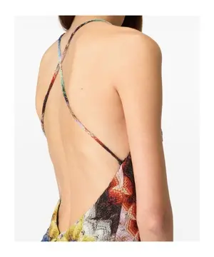 Missoni Zig-zag V-neck Maxi Dress