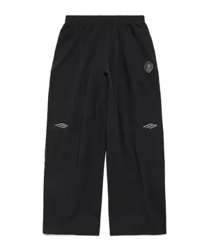 Balenciaga Logo Embroidered Baggy Sweatpants - Black