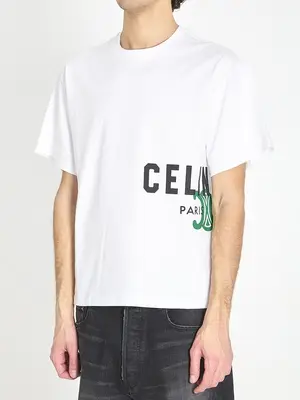 Celine T-shirt In Cotton Jersey