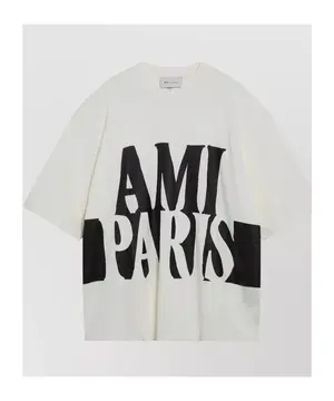 Ami Logo-print T-shirt - White