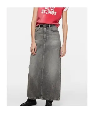Acne Studios Panelled Denim Midi Skirt