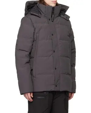 Canada Goose Zipped Hooded Down Jacket