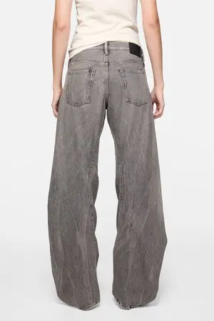 Acne Studios Loose Fit Wide Leg Jeans