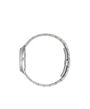 Gucci Interlocking Stainless Steel Watch With Diamonds - Black