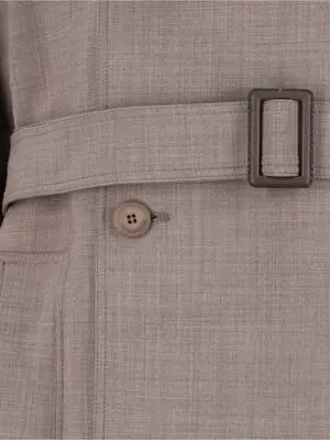 THE FRANKIE SHOP Bleecker Double-breasted Coat - Gray