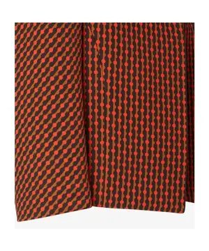 Fendi And Black Wool And Silk Jacket With Mini Dots Print
