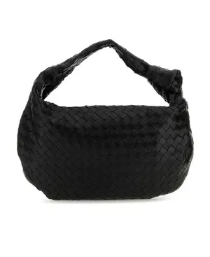 Bottega Veneta Jodie Intrecciato Small Shoulder Bag - Black