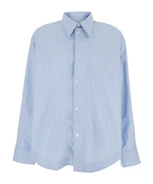 AMI Paris Long Sleeved Striped Shirt - No