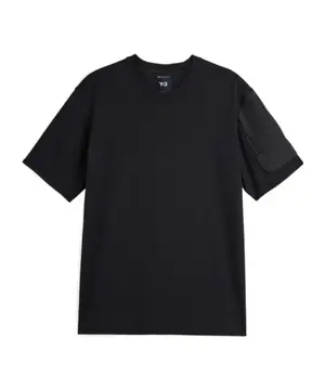 Y3 Short-sleeved Crewneck T-shirt - Black
