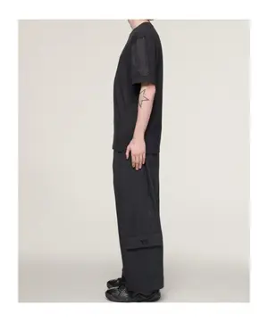 Y3 Short-sleeved Crewneck T-shirt - Black