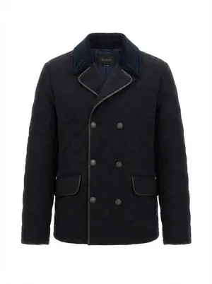 Gucci Double-breasted Quilted Jacket
