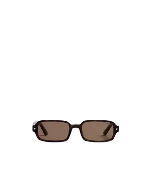 Dior Rectangular Tortoiseshell Sunglasses - Brown