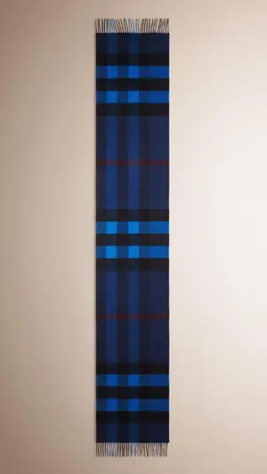 Burberry Plaid Cashmere Scarf
