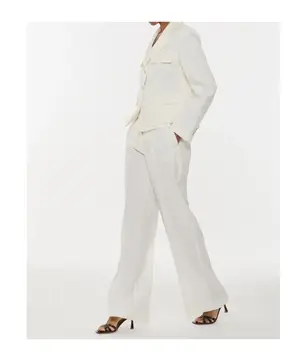 P.a.r.o.s.h Textured Wide Leg Trousers
