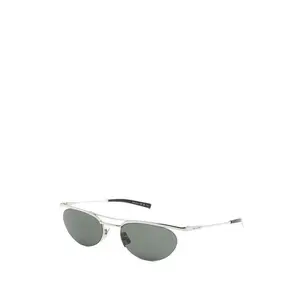 Saint Laurent Oval Frame Sunglasses - Gray