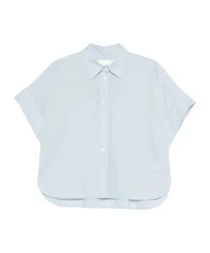 Closed Button-up Shirt - Blue
