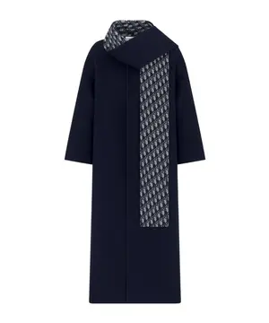 Dior Coat With Removable Scarf