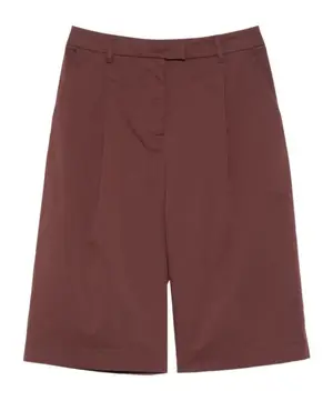 Patrizia Pepe Pleated Tailored Trousers - Red