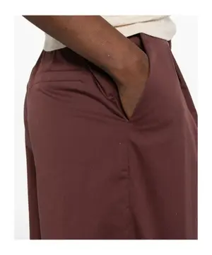 Patrizia Pepe Pleated Tailored Trousers - Red
