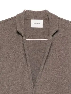 LISA YANG Buttoned Pocket Cardicoat - Gray