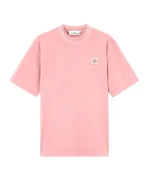 Stone Island Compass-patch T-shirt - Oleander
