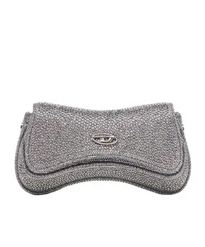 DIESEL® Xs Play Crossbody Bag - Silver
